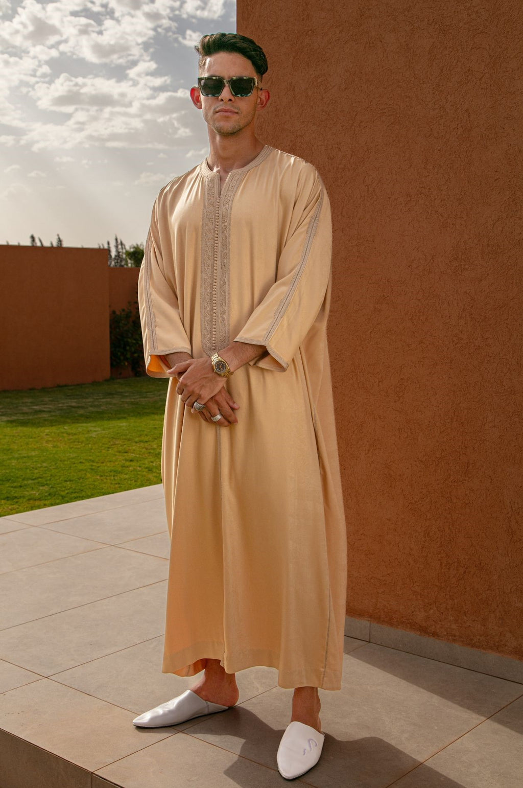 The Mlifa Thin Mixed Sepia Yellow Gandora